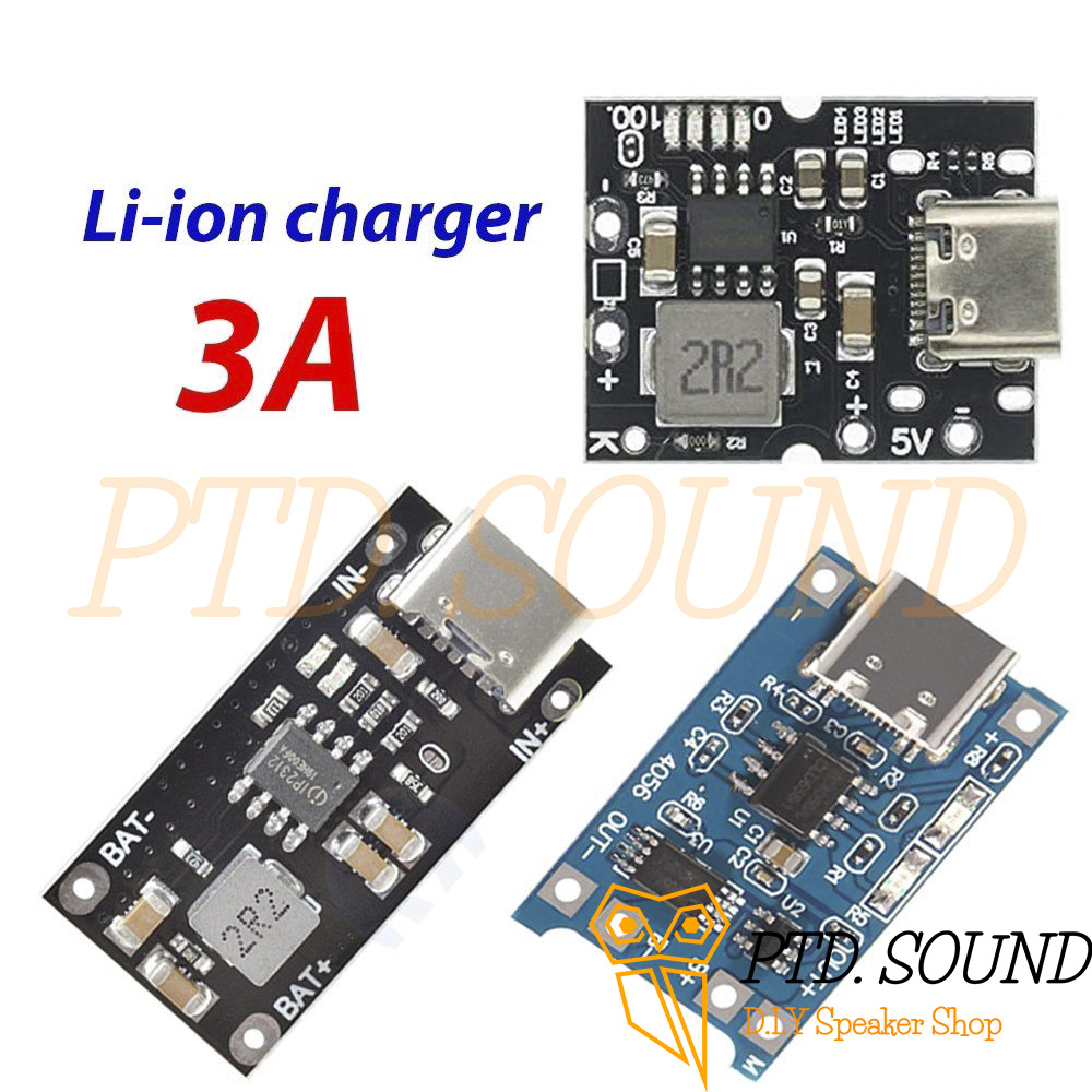 mạch sạc bảo vệ pin 1s 3a , dùng sạc pin 18650 pin li ion từ PTD Sound ...