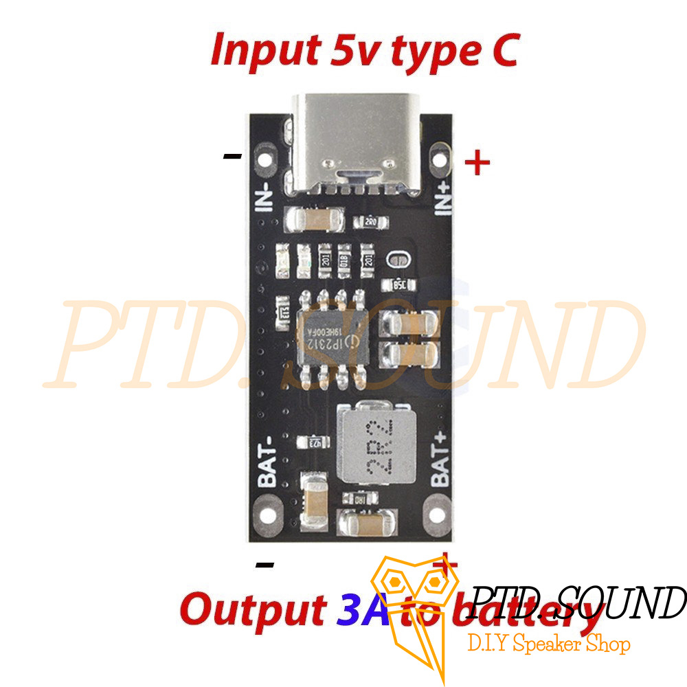 mạch sạc bảo vệ pin 1s 3a , dùng sạc pin 18650 pin li ion từ PTD Sound ...