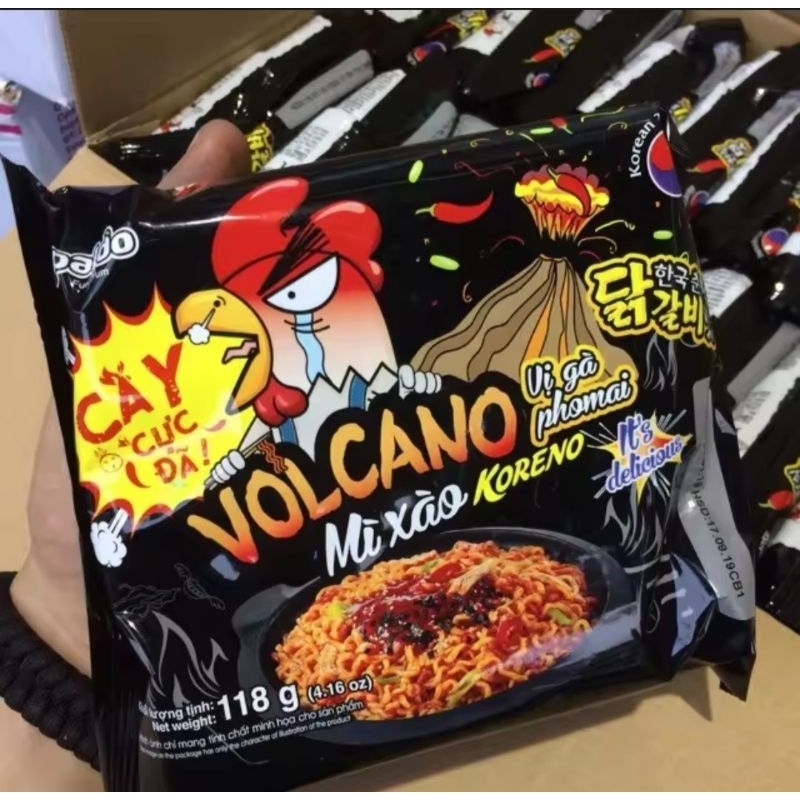 [SỈ 1 THÙNG] MÌ VOLCANO VỊ GÀ CAY PHÔ MAI | Shopee Việt Nam