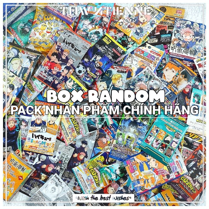 (SẴN) Box random PACK NHÂN PHẨM NGUYÊN SEAL chính hãng | Shopee Việt Nam