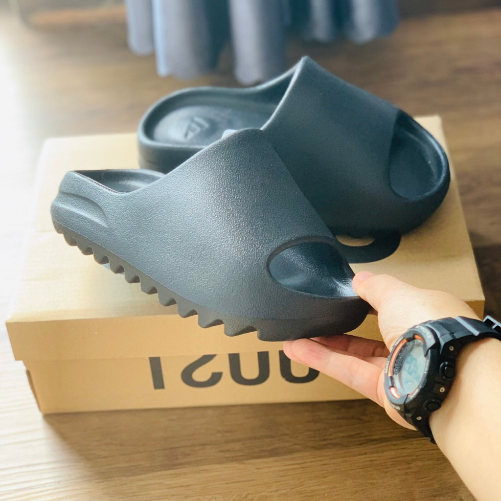 Dép đúc Yeezy Slide Vân Nhám cao cấp 2023, Dép Quai Ngang Yz Slide Vân ...