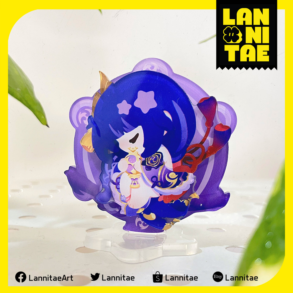 HỆ LÔI - Standee Stella Babe nam châm - tượng mica nhân vật Genshin ...