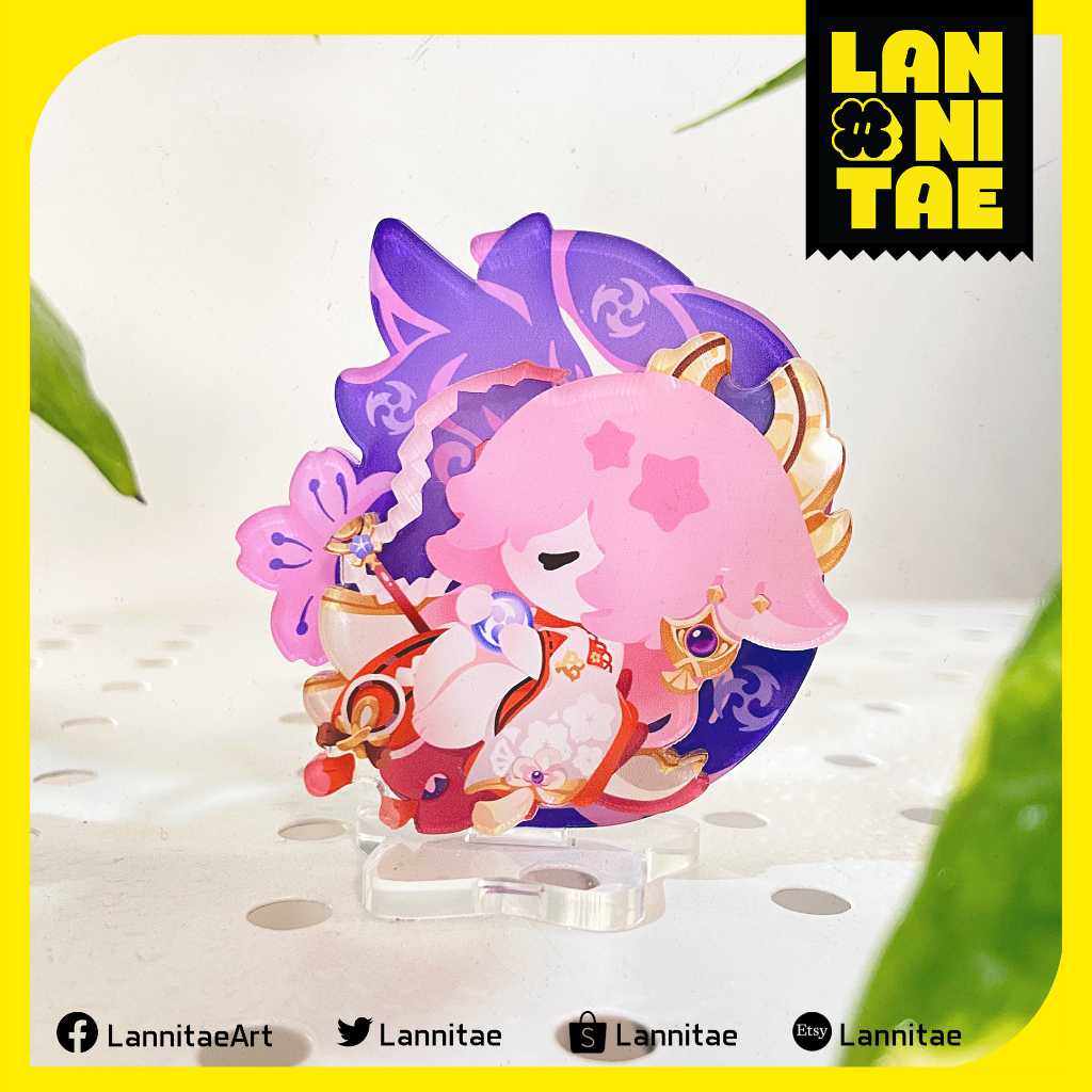 HỆ LÔI - Standee Stella Babe nam châm - tượng mica nhân vật Genshin ...
