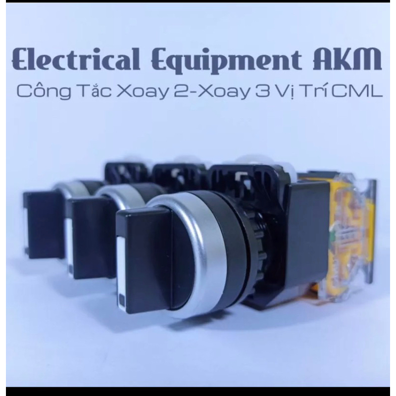 công tắc xoay 2-xoay 3 vị trí CML phi 22 | Shopee Việt Nam
