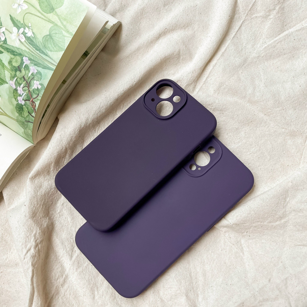 IP 11 -> 14PM - MÀU DARK PURPLE - CHE CAMERA - CÓ LOGO- ỐP CHỐNG BẨN ...