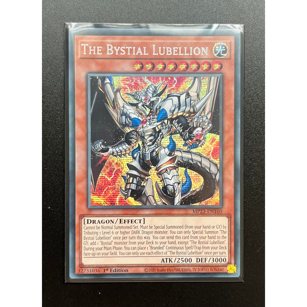YMS - [Thẻ bài Yugioh] - [TCG-UK] - MP23-EN160 - The Bystial Lubellion - Prismatic Secret Rare ...