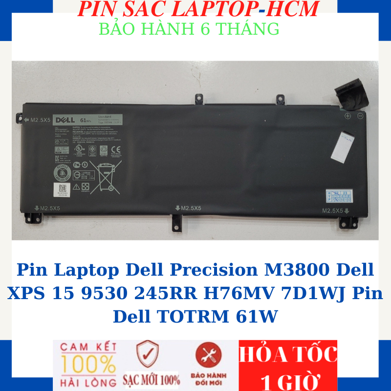 Pin Laptop Dell Precision M3800 Dell XPS 15 9530 245RR H76MV 7D1WJ Pin ...