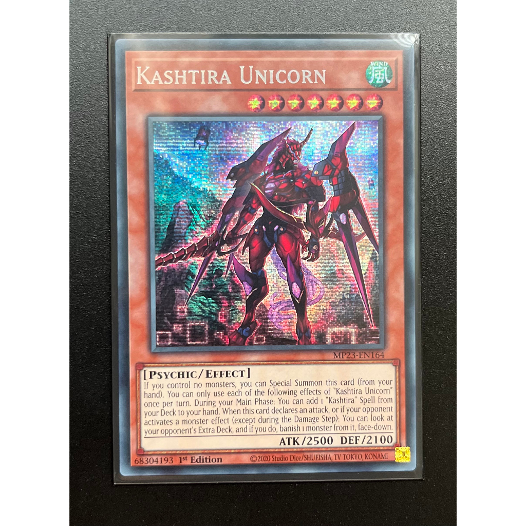 [Thẻ bài Yugioh] - [TCG-UK] - MP23-EN164 - Kashtira Unicorn - Prismatic Secret Rare | Shopee ...