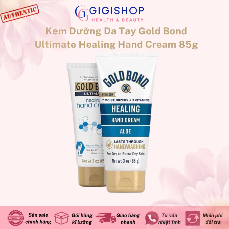 [Bill US] Kem Dưỡng Da Tay Gold Bond Ultimate Healing Hand Cream 85g | Shopee Việt Nam