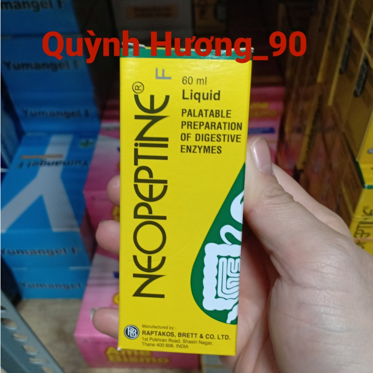 Men tiêu hóa NEOPEPTINE F 60ml Liquid giúp ổn định đường ruột,giảm đầy ...