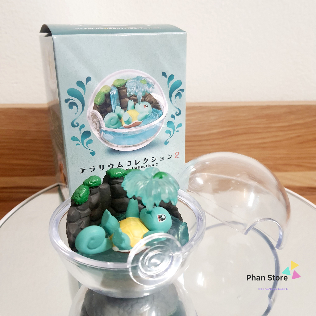 Quả cầu pha lê Pokemon_Set 6 mô hình Pikachu,Squirtle,Charizard ...
