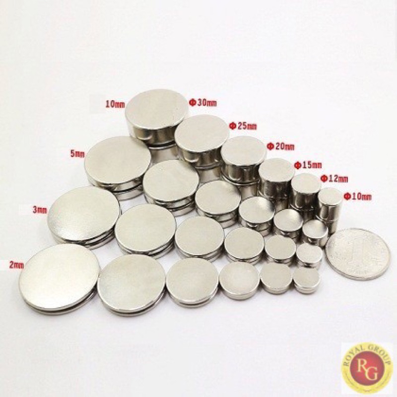 (TGNC ) Nam châm trắng. Nam châm siêu nhỏ nhiều kích thước từ 1mm - 10mm N35-N52 | Shopee Việt Nam