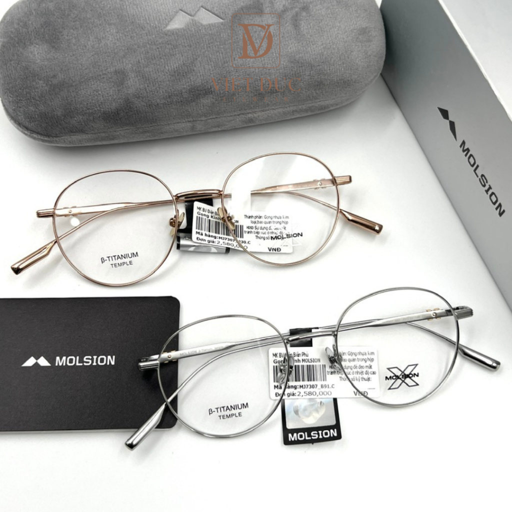 [HÀNG HIỆU] Gọng kính Molsion MJ7307 cao cấp hàng chính hãng full box | Shopee Việt Nam