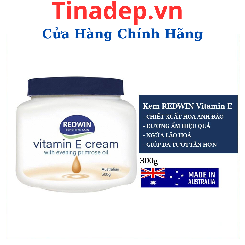 [Hàng Úc] Kem dưỡng ẩm da dùng cho BODY vitamin E Redwin Cream 300g ...