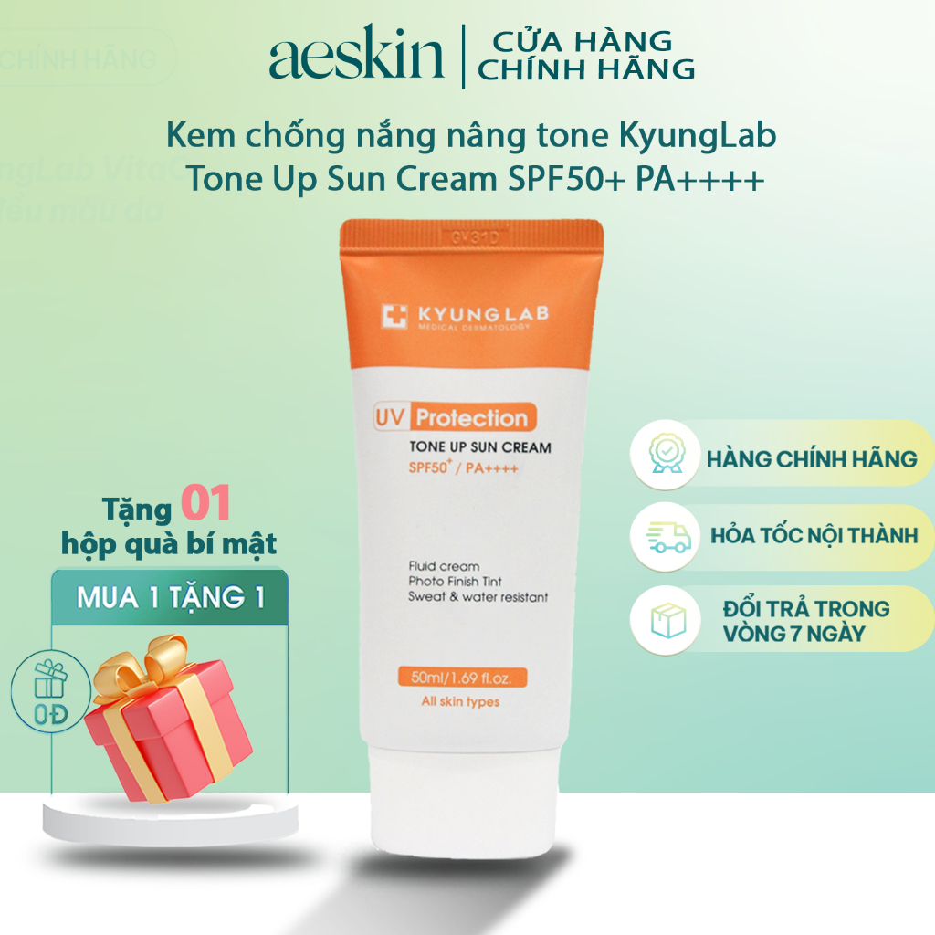 Kem chống nắng nâng tone KyungLab Tone Up Sun Cream SPF50+ PA++++ 50ml | Shopee Việt Nam