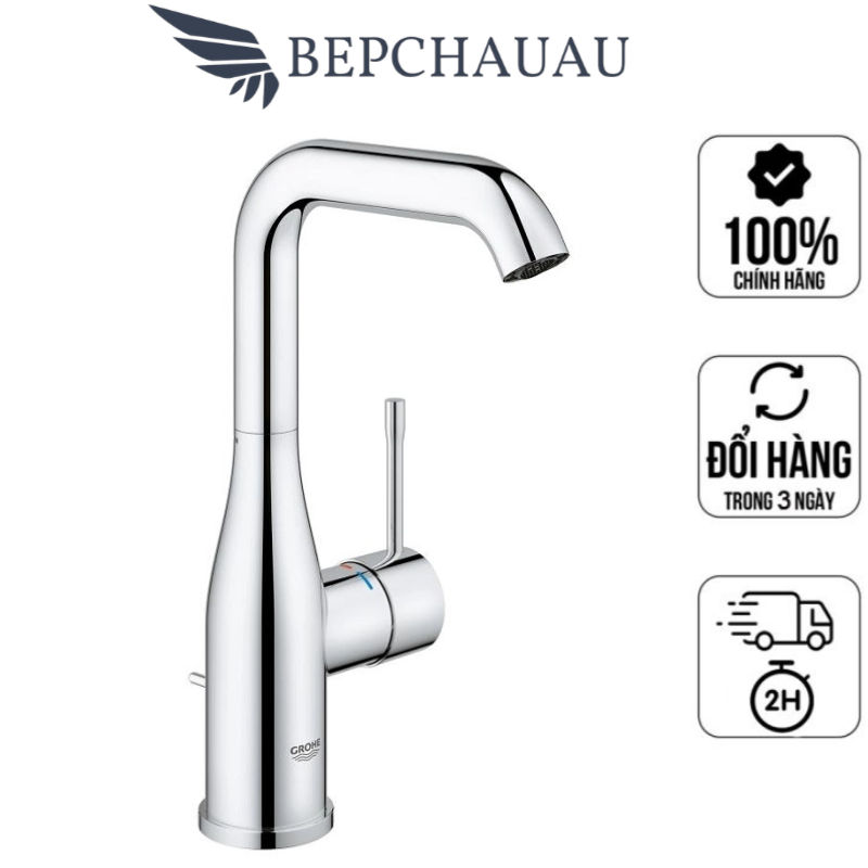 Vòi Lavabo Grohe Essence 32628001, Vòi Chậu Rửa Mặt, Made in Potugal ...