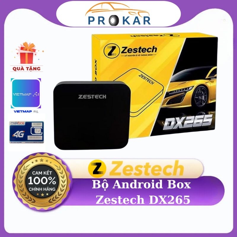 Bộ Android Box Zestech DX265 - Dành cho xe ô tô có hỗ trợ | Shopee Việt Nam