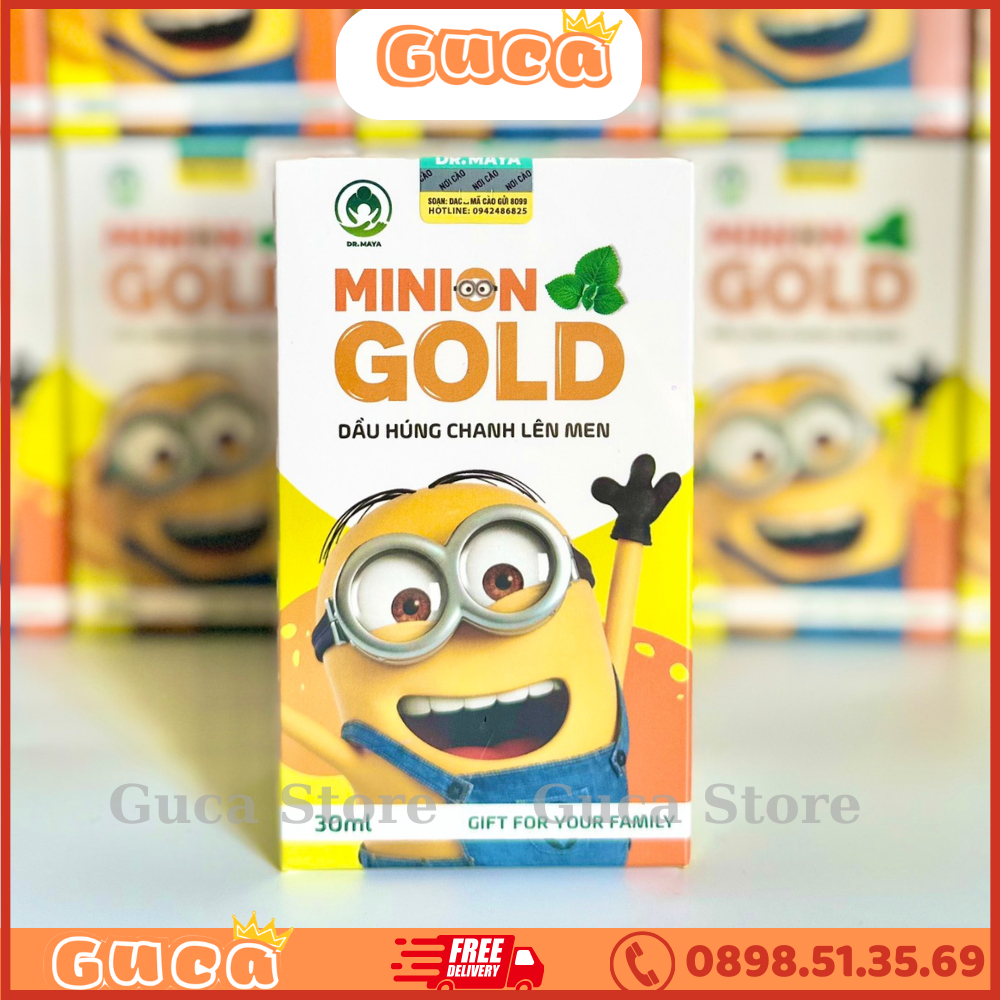 Dầu húng chanh Minion lên men nguyên chất 30ml giảm ho, giải cảm, tăng ...
