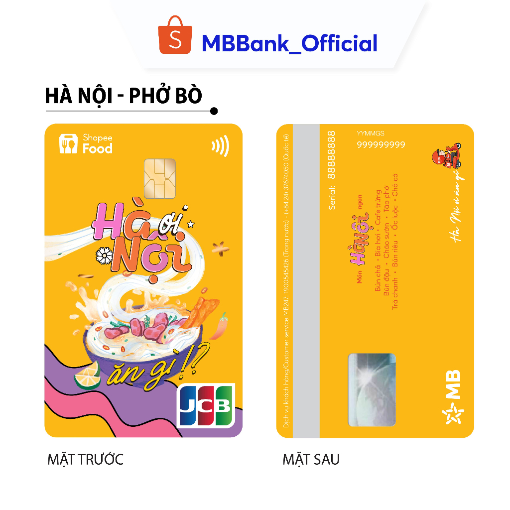 [Evoucher & Dịch vụ] Dịch vụ phát hành thẻ MB Hi Collection - Bộ sưu ...