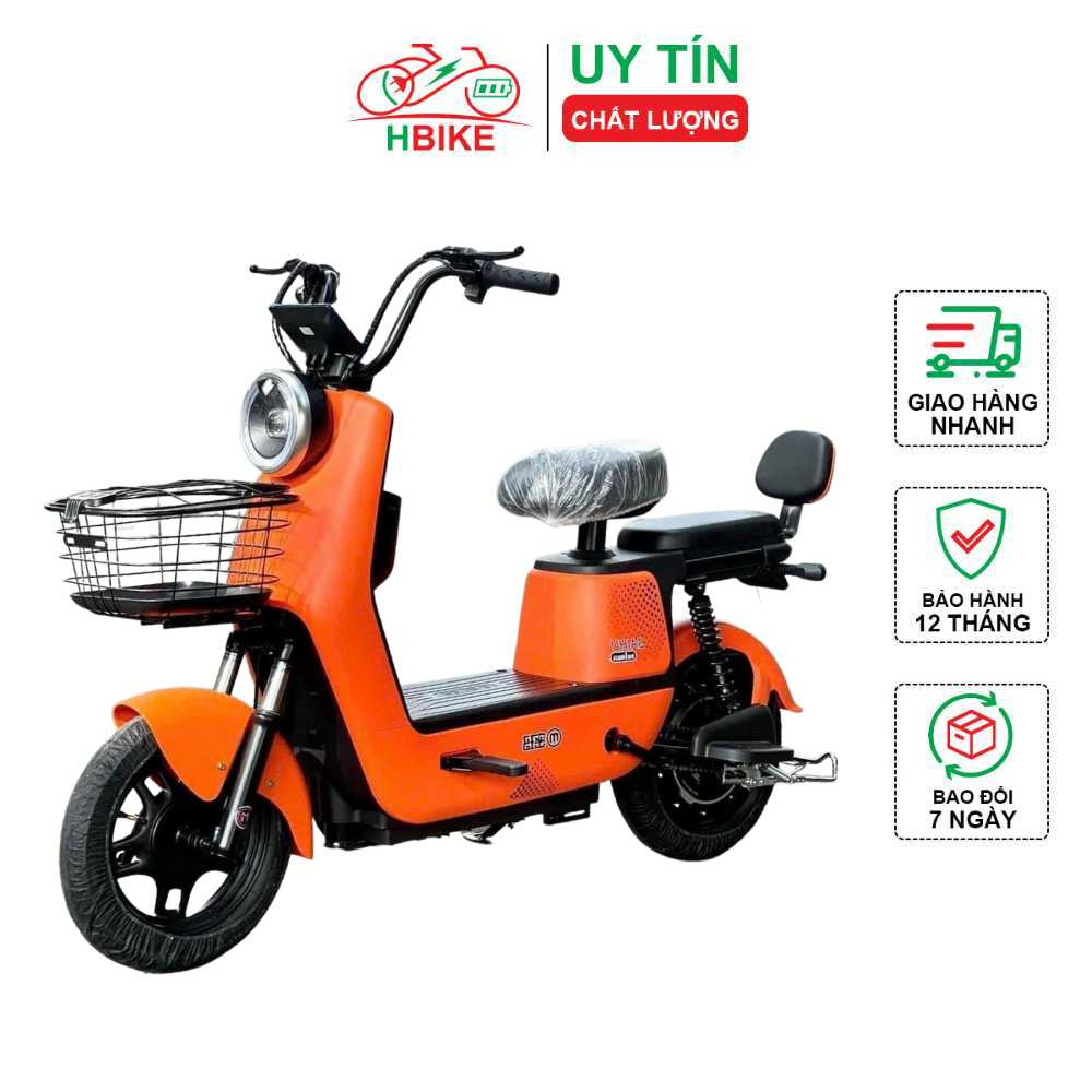 Xe đạp điện mini Mima Mi H-BIKE, xe cho học sinh đạp điện, tặng kèm giỏ ...