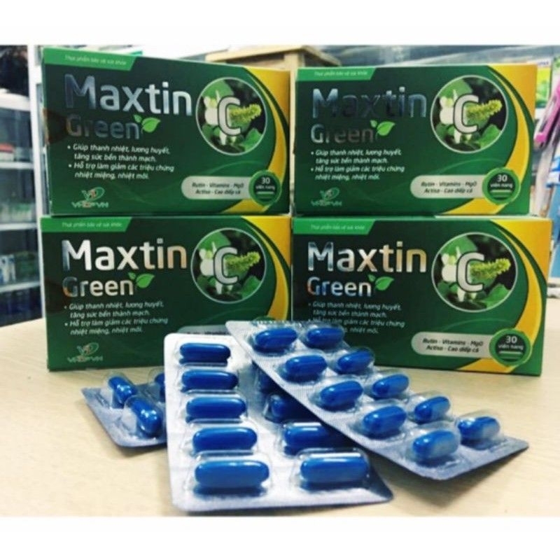 Maxtin C Green - xua tan nỗi lo nhiệt miệng | Shopee Việt Nam