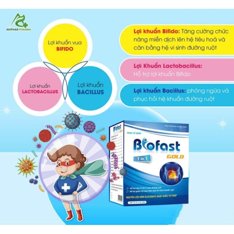 Men vi sinh BioFast Gold | Shopee Việt Nam