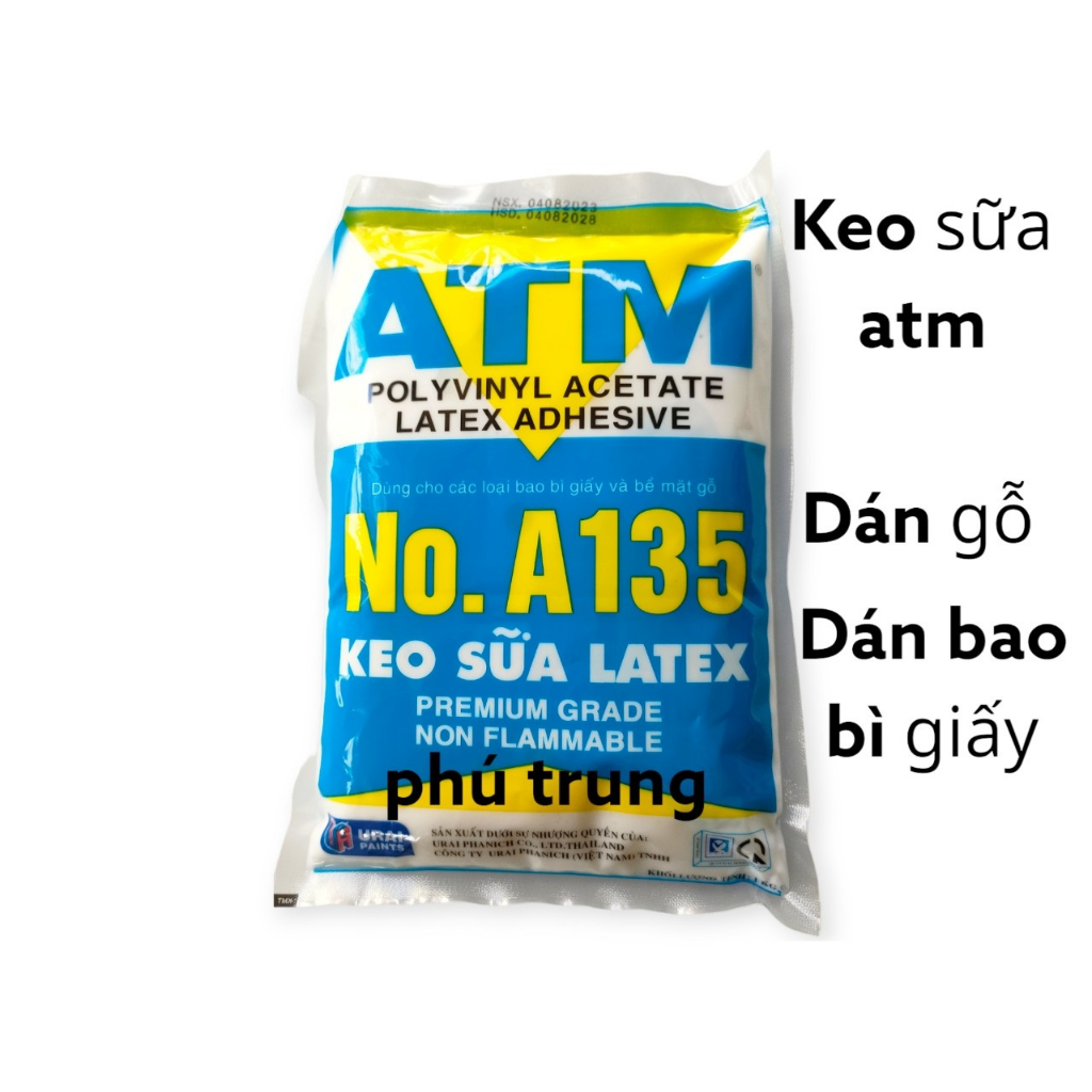 KEO SỮA ATM LATEX DÙNG DÁN BAO BÌ GIẤY VÀ GỖ ( BỊCH 1KG) | Shopee Việt Nam