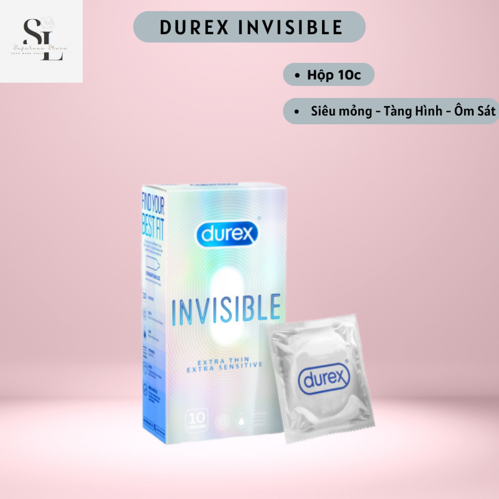 Bao cao su Durex chính hãng đủ loại ( Che tên sản phẩm ) - Hộp 12c ...