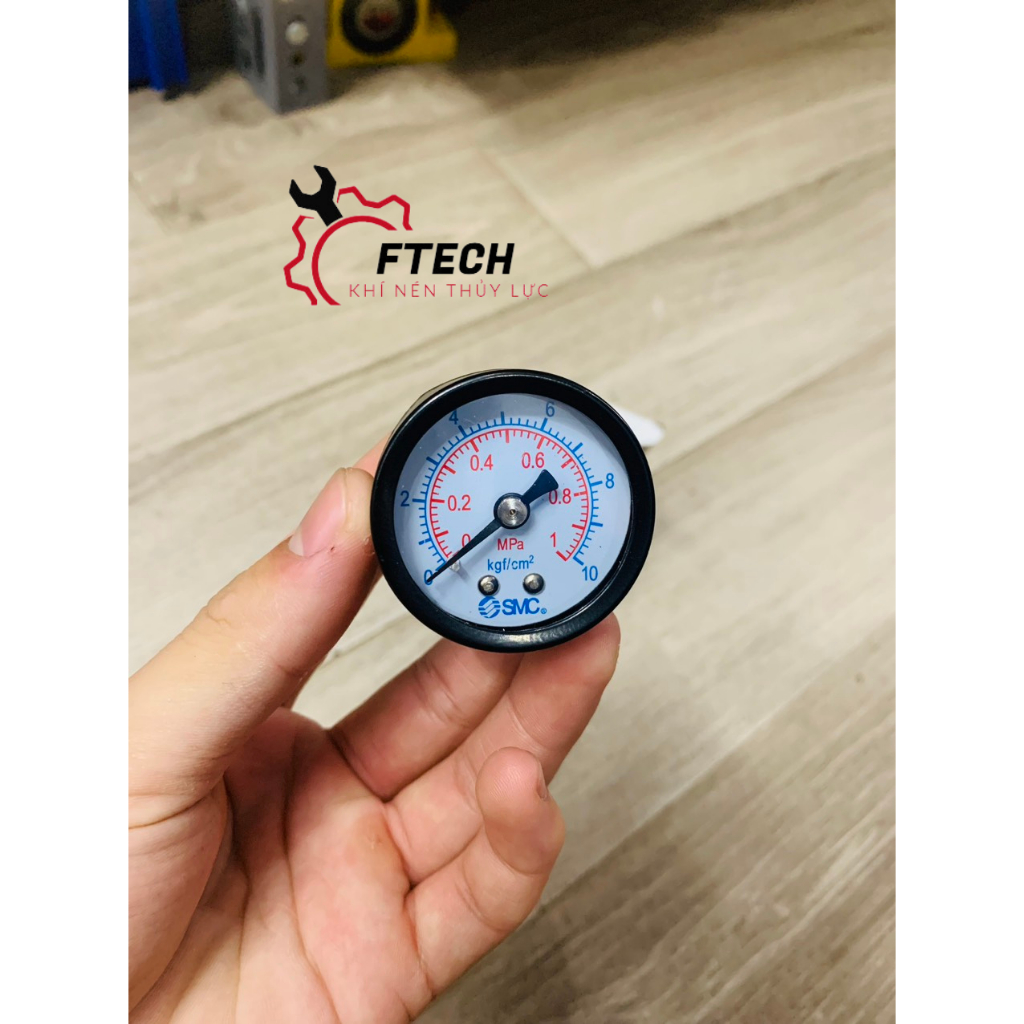 Đồng hồ đo áp suất chân không mini khí nén SMC Y-40Z/0-1Mpa | Shopee Việt Nam