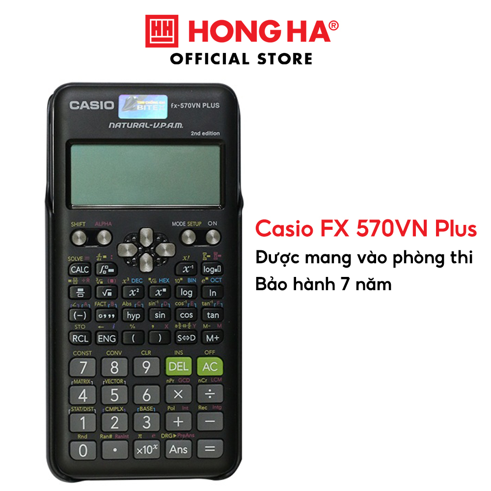 Máy tính Casio FX-570VN PLUS dành cho học sinh cấp 2 | Shopee Việt Nam