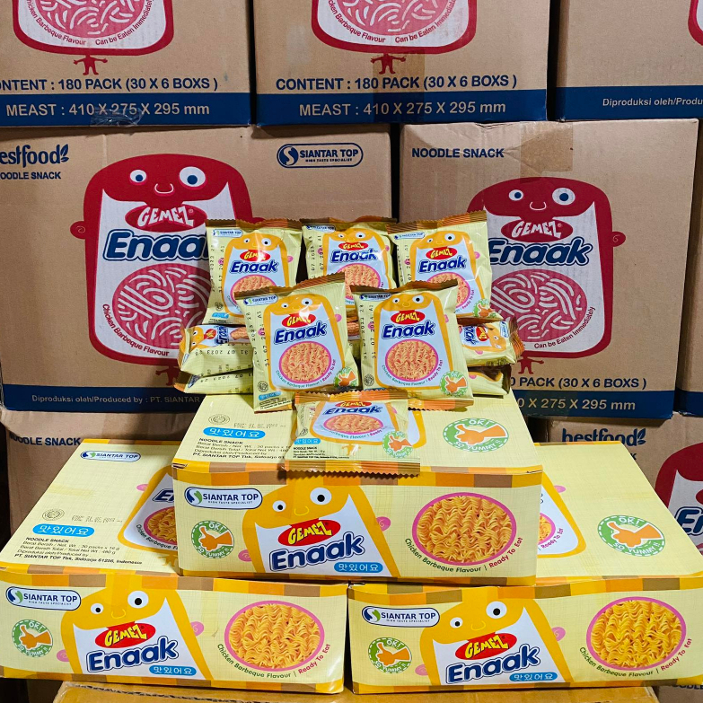 Snack mì trẻ em Enaak Indonesia vị gà truyền thống thùng 30gói x 16g ...