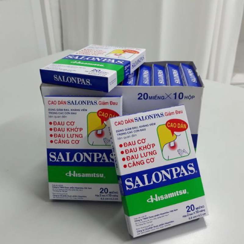 Salonpas Hộp 20 miếng | Shopee Việt Nam