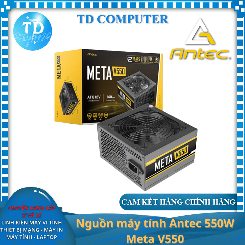Nguồn máy tính Antec 550W Meta V550 Công suất thực - Hàng chính hãng ...