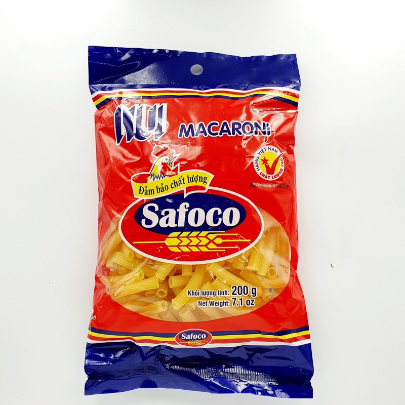 Nui ống MACARONI SAFOCO gói 200gr / gói 400gr | Shopee Việt Nam