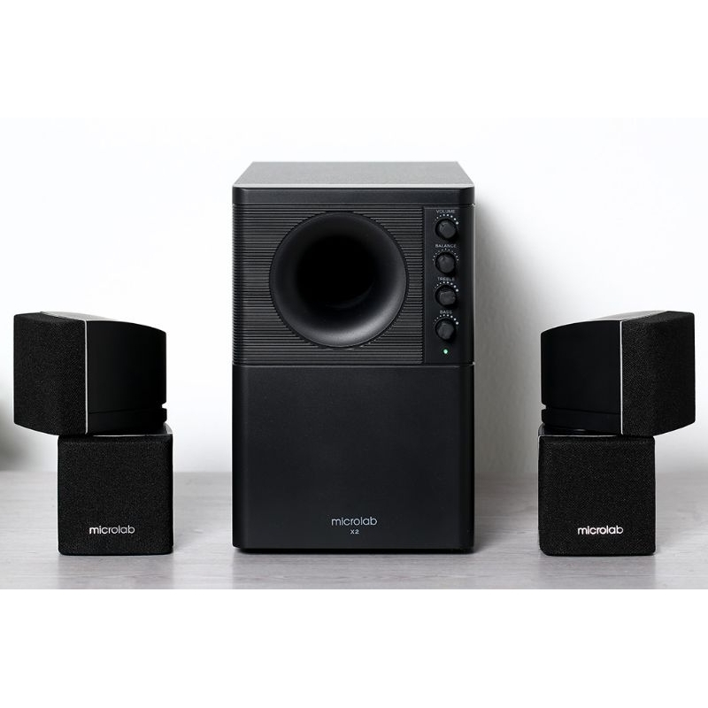 Loa vi tính Microlab X2 Đen 46W chính hãng likenew 99% | Shopee Việt Nam