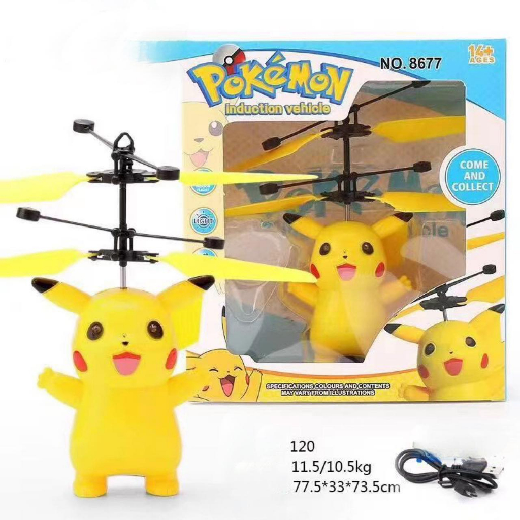 Mô hình máy bay Pikachu bay cảm ứng- máy bay cảm ứng máy bay đồ chơi ...