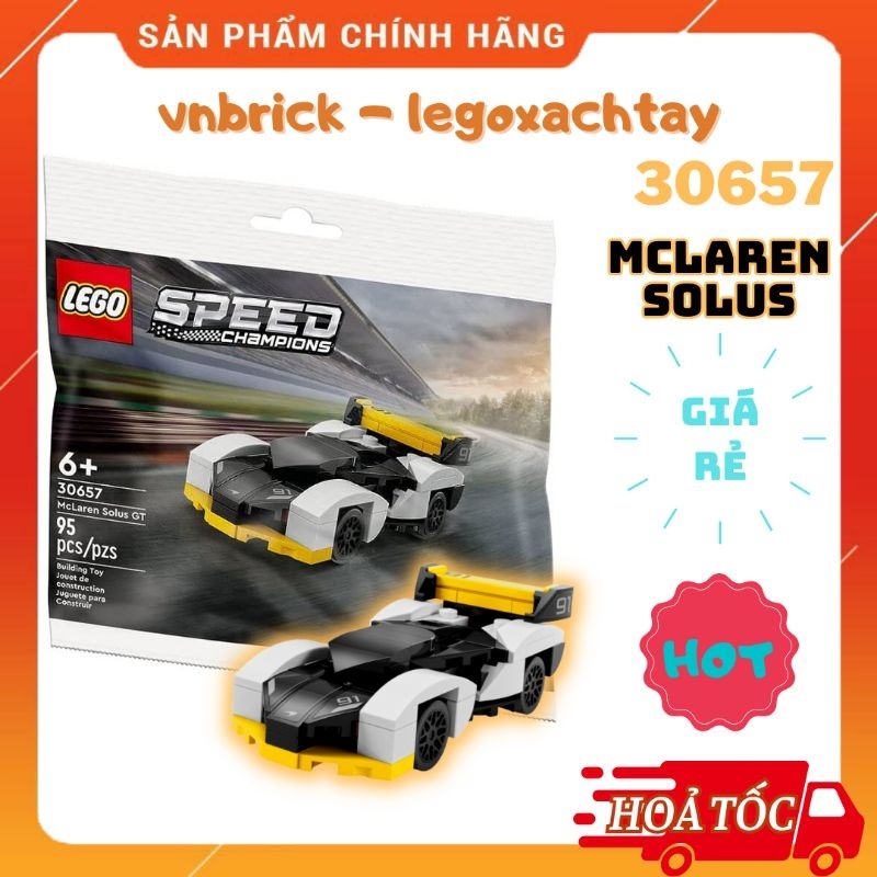 LEGO Speed Champions 30657 Siêu xe McLaren Solus GT | Shopee Việt Nam
