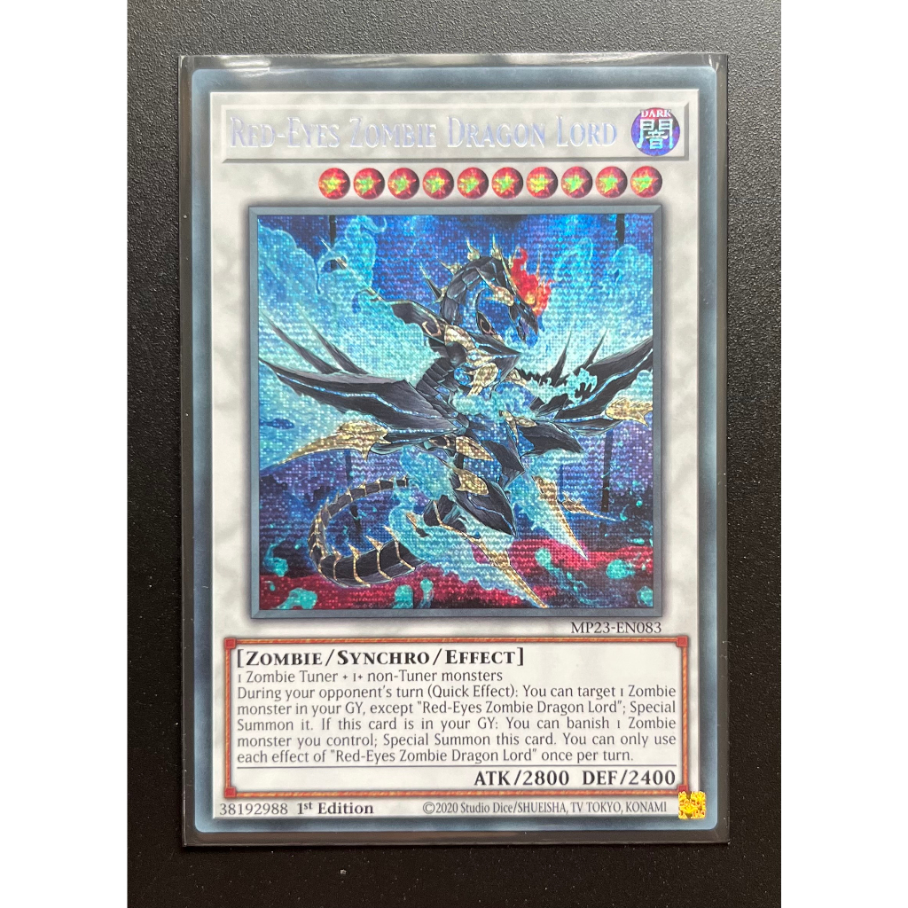 YMS - [Thẻ bài Yugioh] - [TCG-UK] - MP23-EN083 - Red-Eyes Zombie Dragon Lord - Prismatic Secret ...