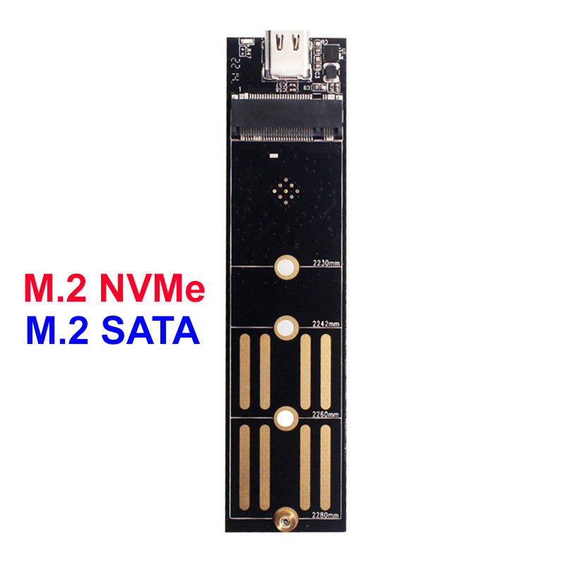 Mạch box SSD M.2 SATA, M.2 PCIe NVMe USB3.1 Gen2 type-C - MA19 MA20 ...