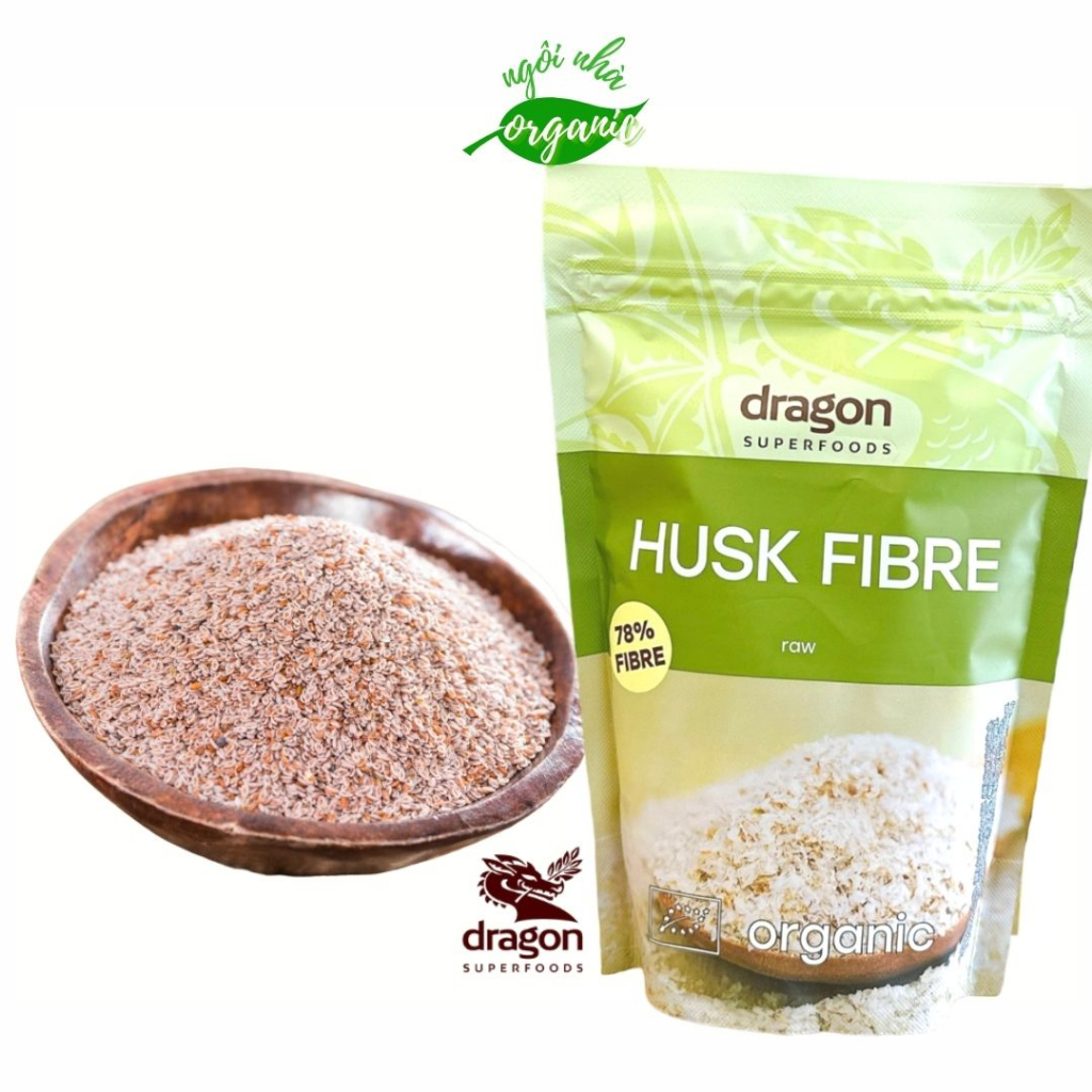Vỏ hạt mã đề hữu cơ 150g Dragon SuperFoods Organic Husk Fibre | Shopee ...