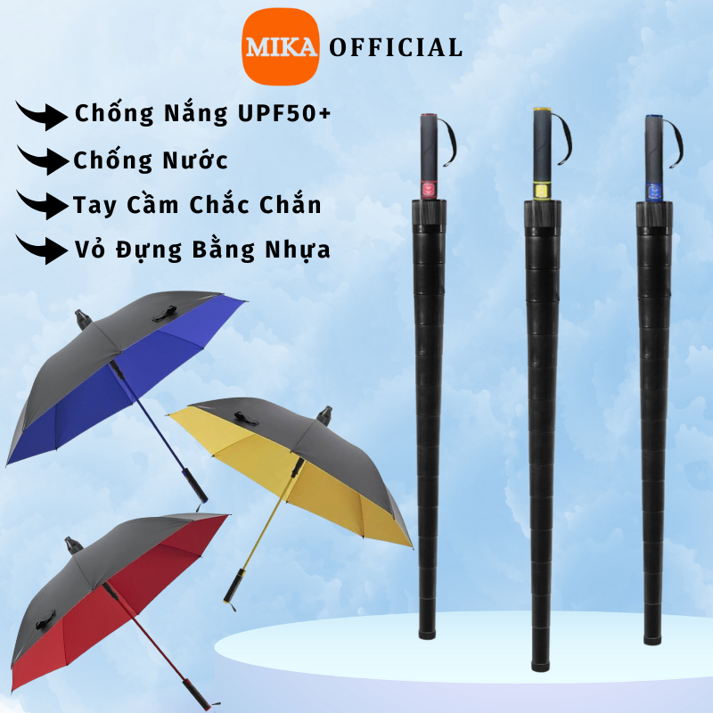 Dù Tự Động MIKA 16 Nan Chống Thấm Nước Tốt 2 Lóp Dày Dặn Tuổi Thọ Cao ...