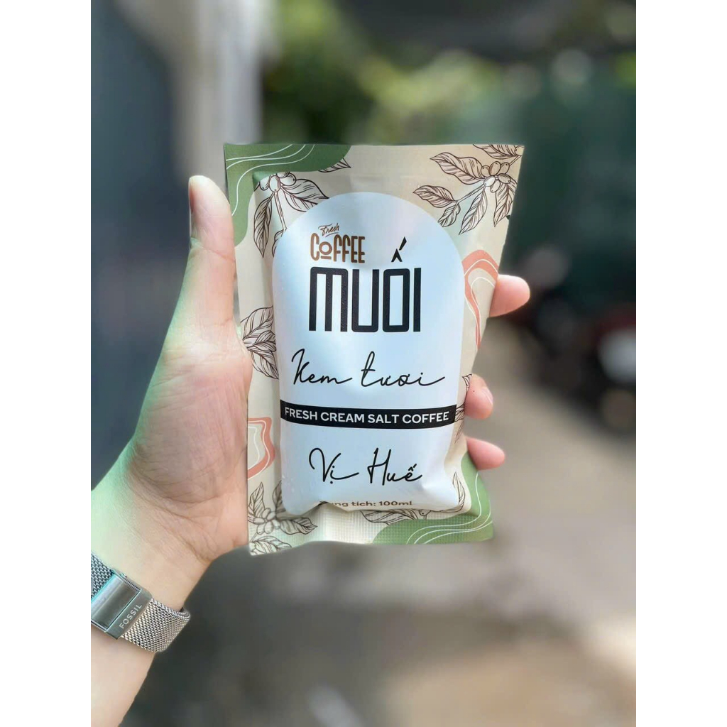 Cafe kem muối túi 100ml đậm đặc chuẩn vị Huế pha phin | Shopee Việt Nam