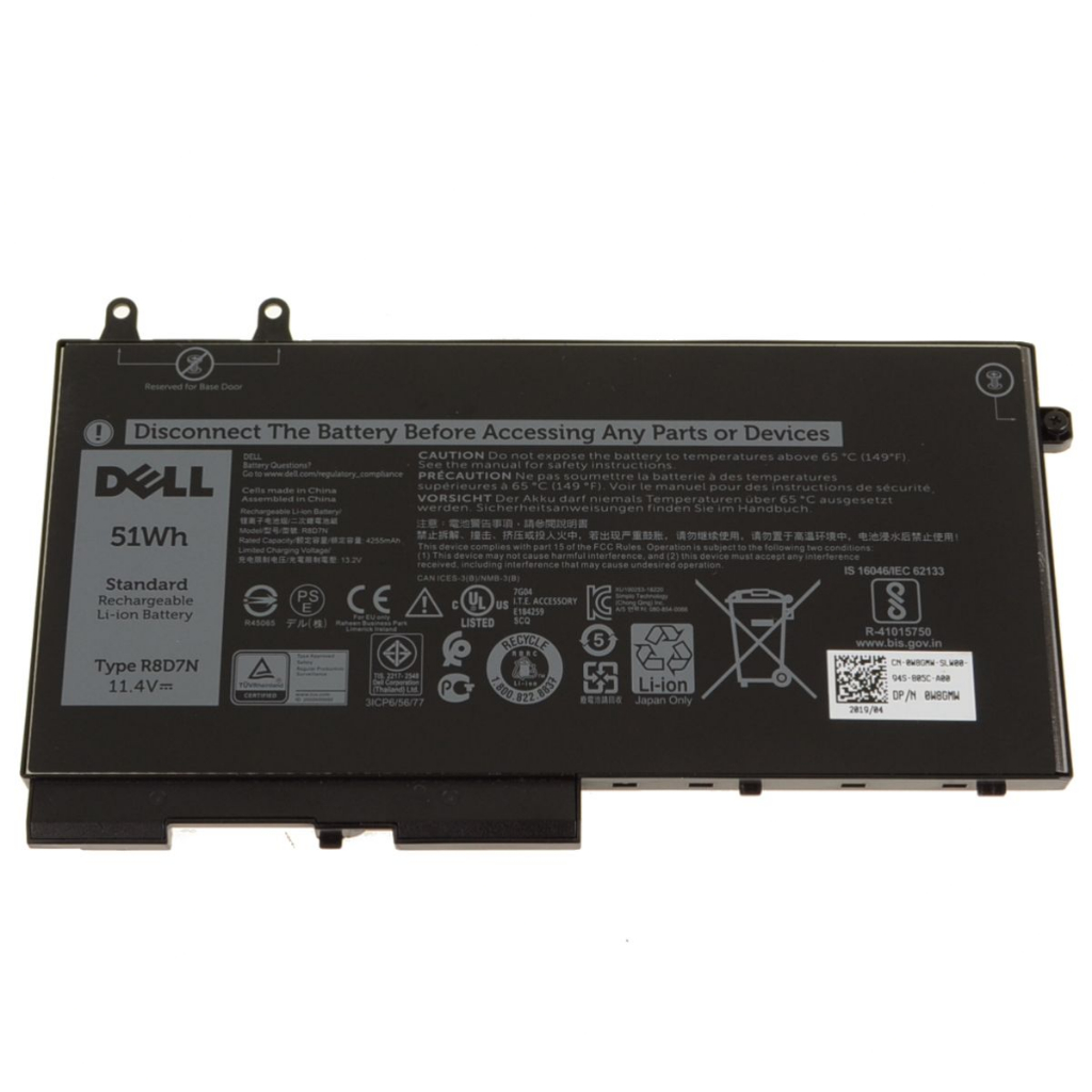 Pin laptop Dell Latitude 5400 5401 5411 5500 5501 M3540, Inspiron 7591 ...