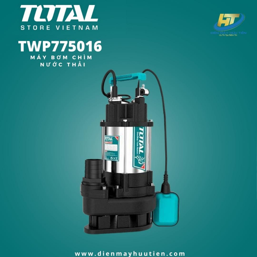 Máy bơm chìm nước thải TOTAL TWP775016 | Shopee Việt Nam