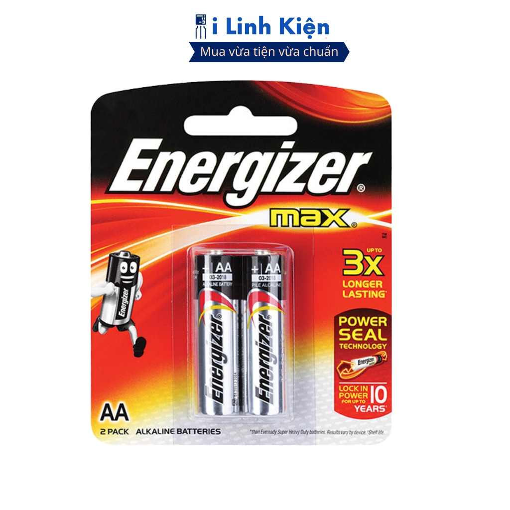 Pin Energizer AA - AAA 1.5V siêu bền vỉ 2 viên chính hãng ilinhkien ...