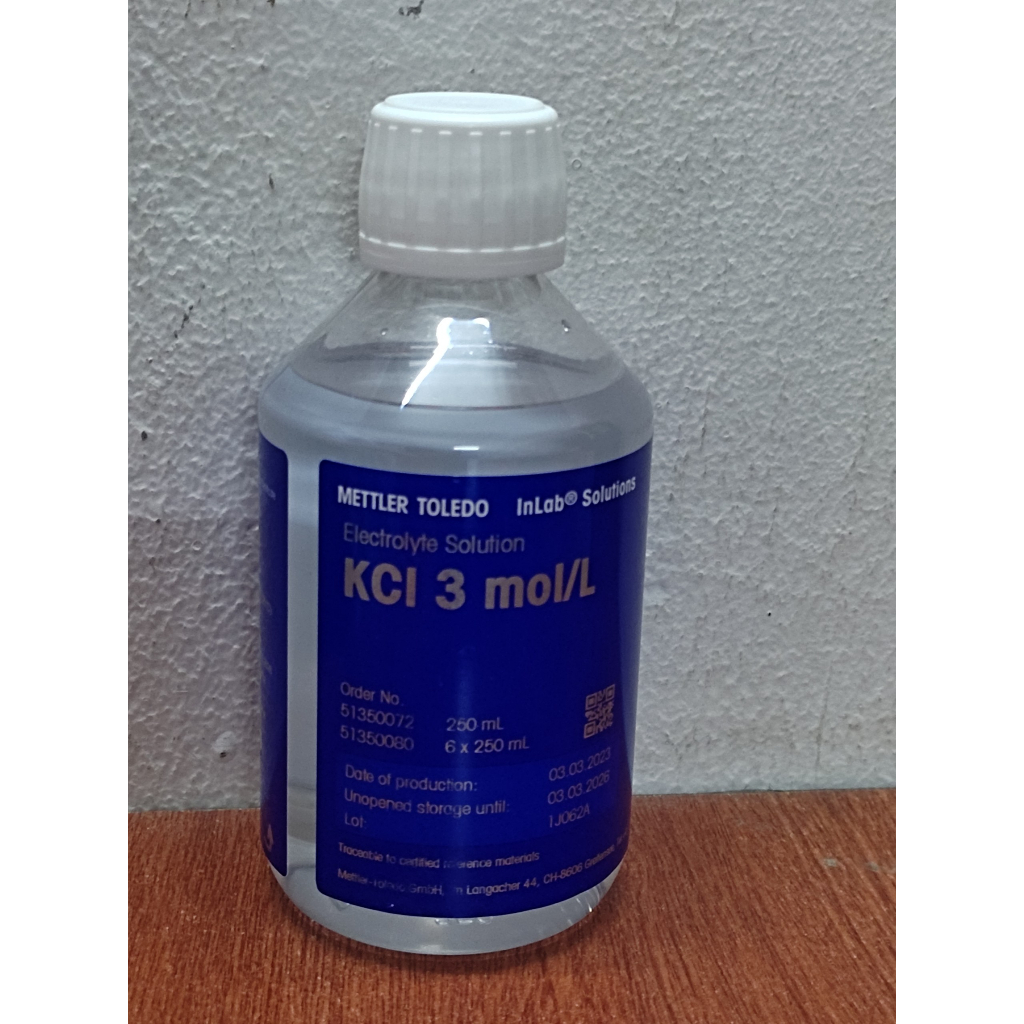 Mettler Electrolyte 3 mol/L KCl-Code:51350072,250ml/chai + COA bản sao y | Shopee Việt Nam