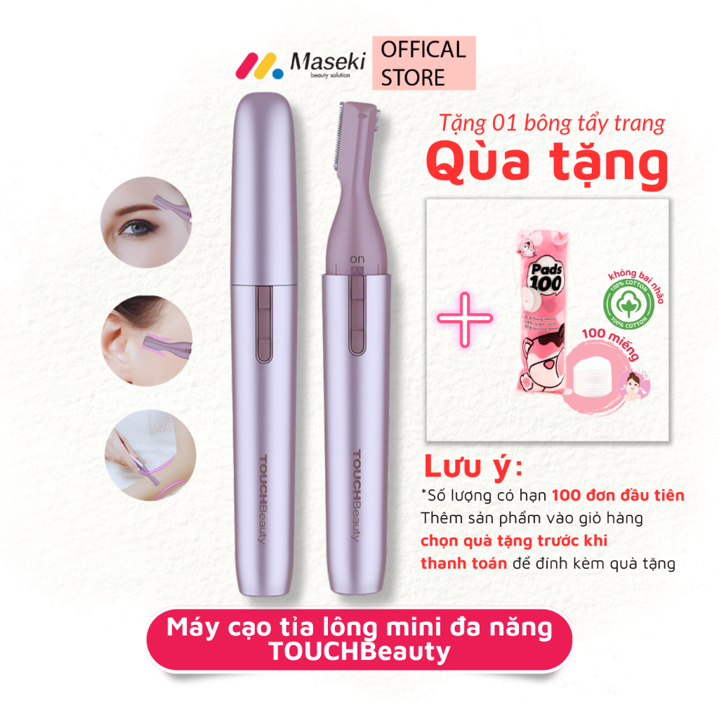 Máy Tỉa Lông Vùng Kín TouchBeauty TB1658 , Máy Cạo Lông Toàn Thân Cầm Tay Đa Năng, Nhỏ Gọn, Sắc ...