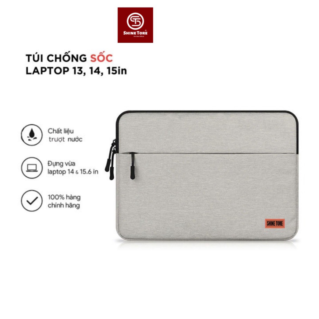 Túi chống sốc laptop 13.14.15.15.6 inch 2 NGĂN cao cấp SHINE TORE ST ...