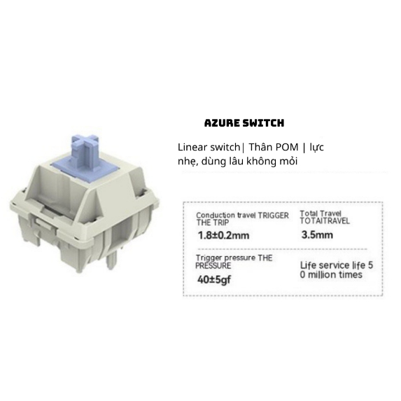 [Free ship] Hàng Có sẵn Bàn phím cơ VGN N75 bản Pro Hotswap núm xoay ...
