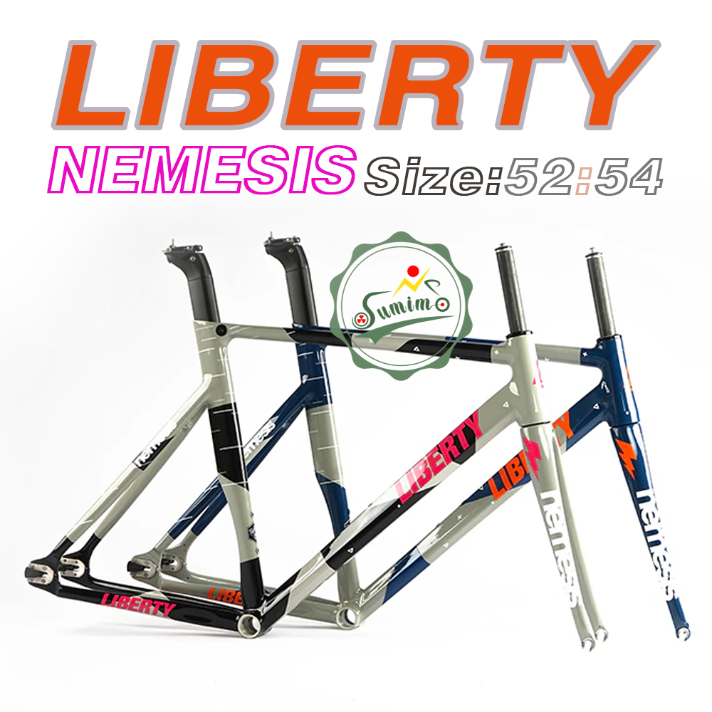 Sườn fixed gear LIBERTY Nemesis phuộc carbon | Shopee Việt Nam